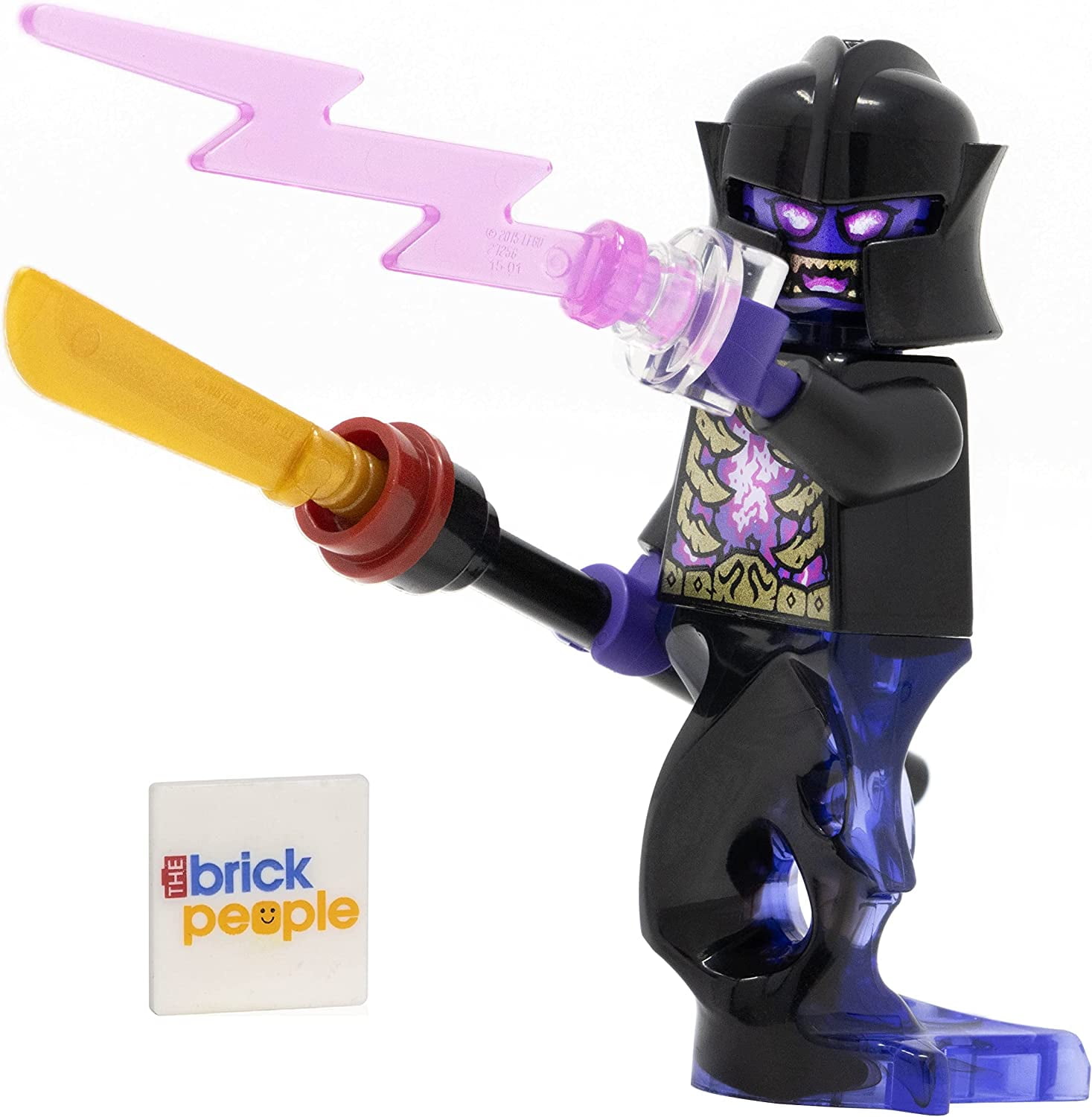 LEGO Ninjago The Final Battle: Overlord Minifigure with Weapons ...