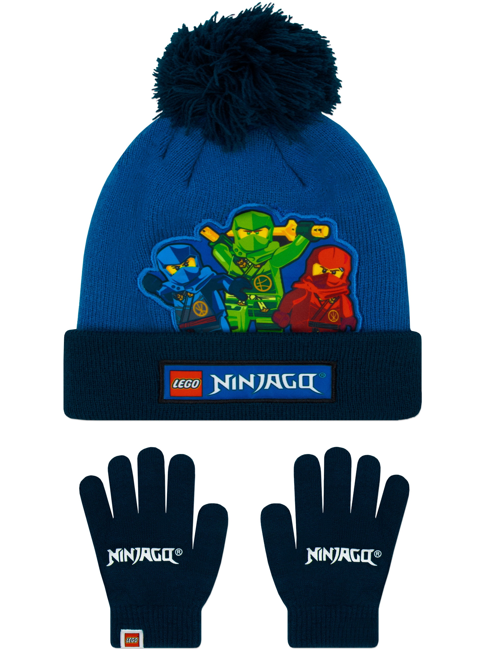 LEGO Ninjago Winter Hat and Gloves Set Blue One Size - Walmart.com