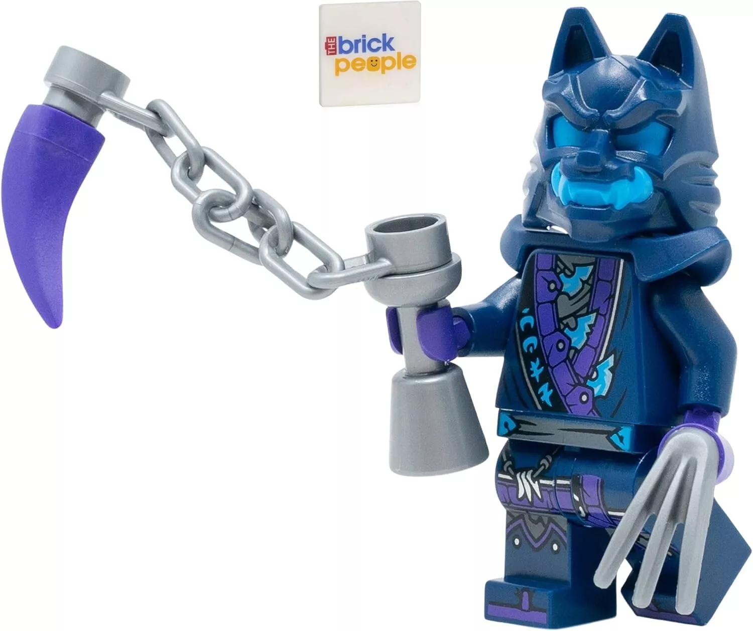 LEGO Ninjago: Wolf Mask Warrior Minifigure with Claw and Weapon ...