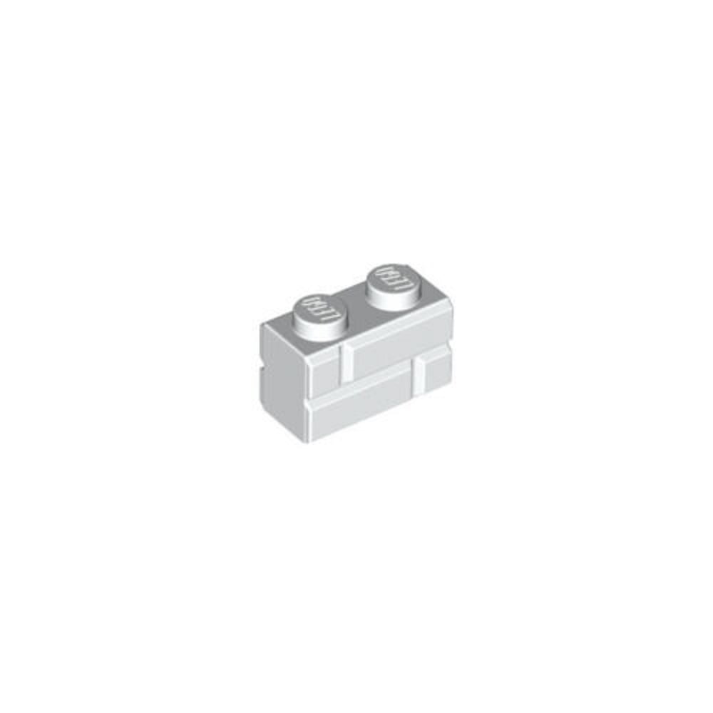 LEGO Parts and Pieces: White 1x2 Masonry Brick x20 - Walmart.com
