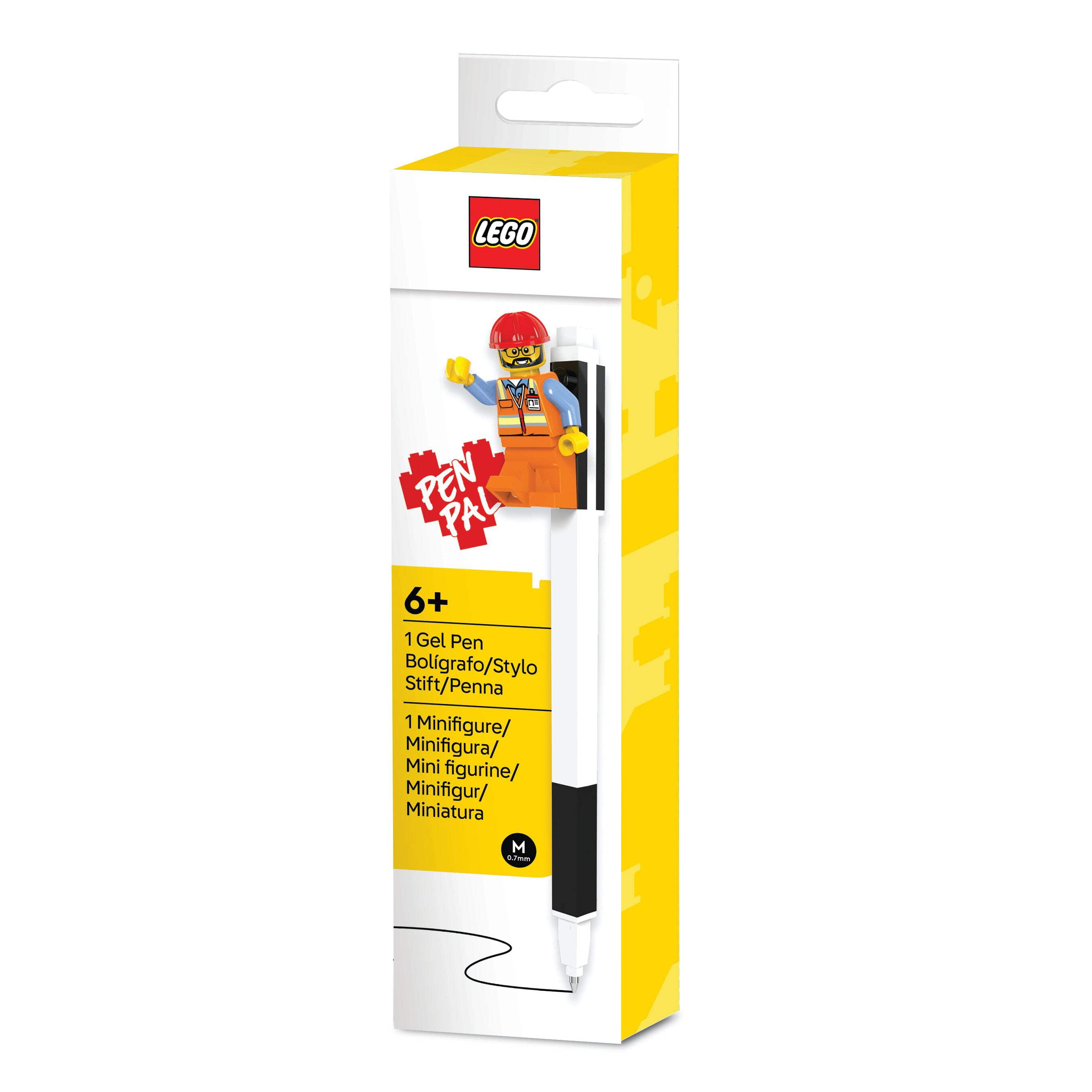 LEGO Pen Pal Gel Pen with Minifigure - Black - Walmart.com