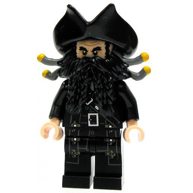 LEGO Pirates of the Caribbean Blackbeard Minifigure [No Packaging ...
