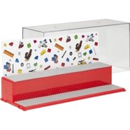 LEGO Minifigure 16 Compartment Display Case, Bright Red - Walmart.com