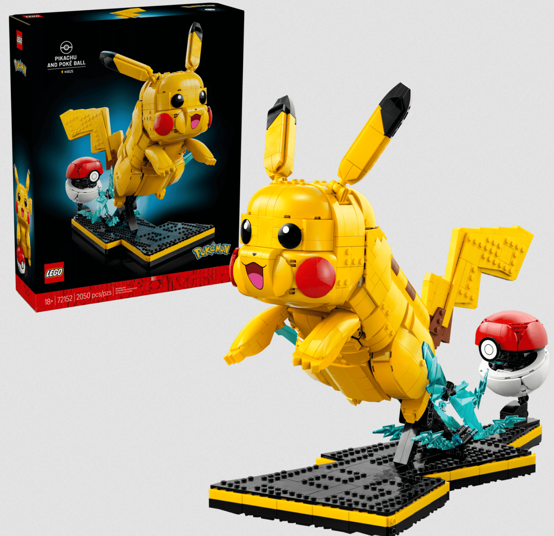 LEGO Pokémon Pikachu and Poké Ball Exclusive Pokemon Day - Walmart.com