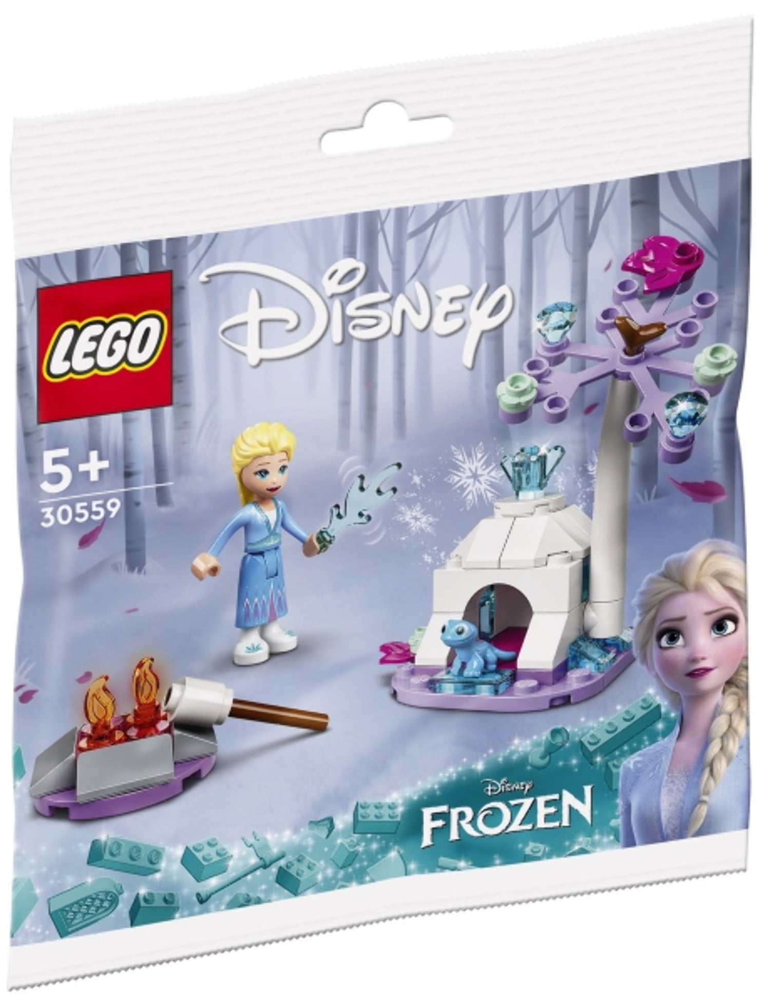 LEGO Disney Princess Elsa and Bruni's Frozen Forest Camp Building Kit ...