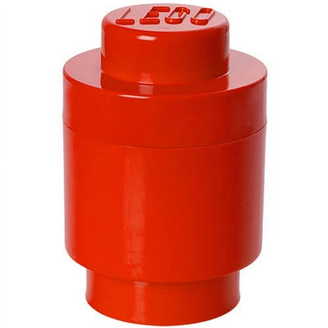 LEGO Round Storage Brick Toy Box, Bright Red - Walmart.com