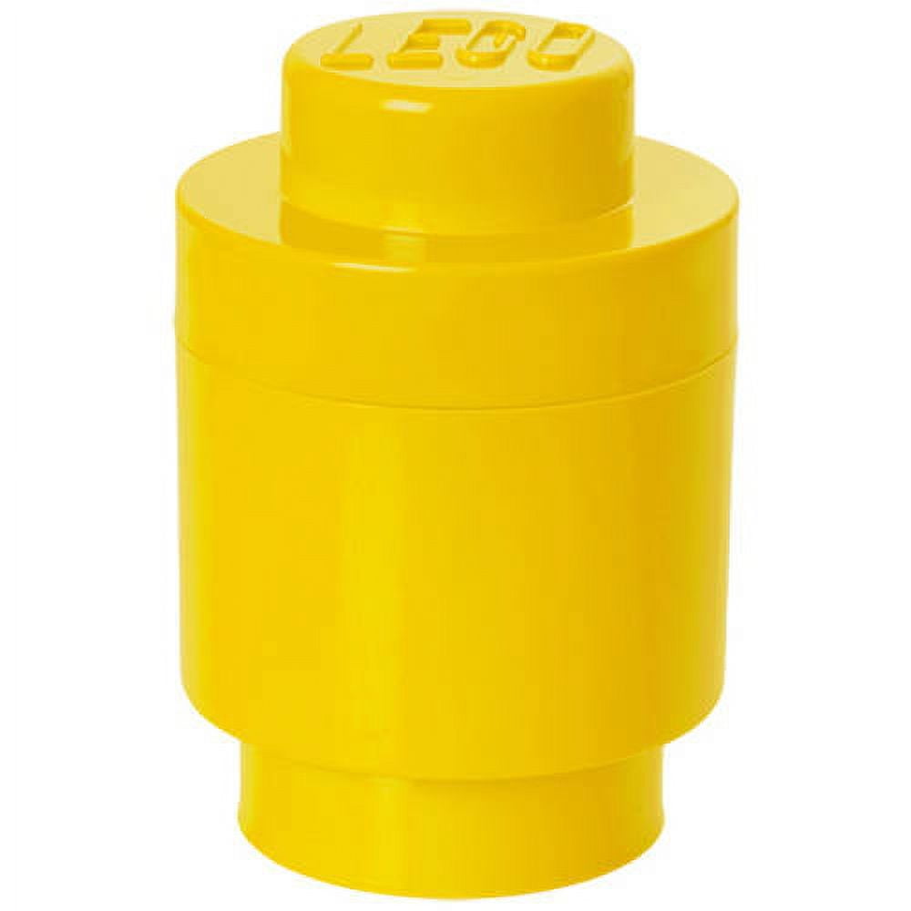 LEGO Round Storage Brick Toy Box, Bright Yellow - Walmart.com