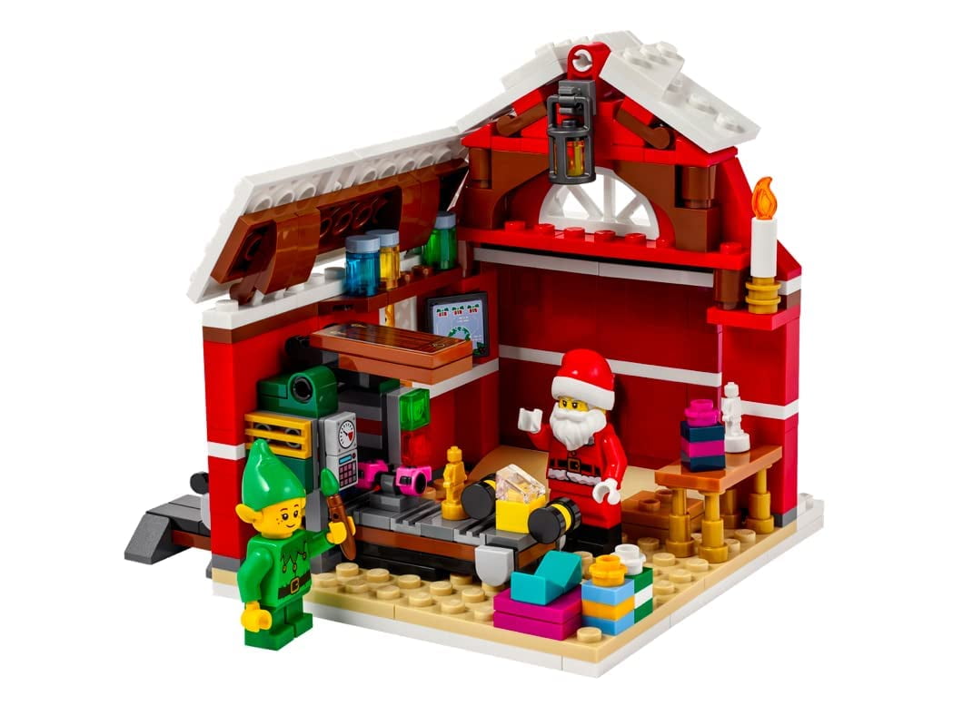 LEGO Christmas Santa Claus Workshop Holiday Building Set 40565 ...