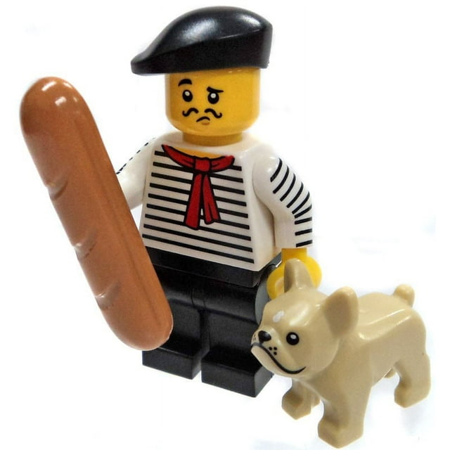 LEGO Series 17 Frenchman with Bulldog: Pictured Minifigures Characters ...
