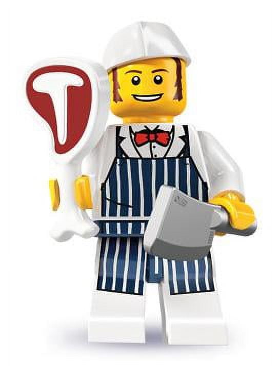 LEGO Series 6 Butcher Minifigure Toy with Steak & Cleaver - Walmart.com