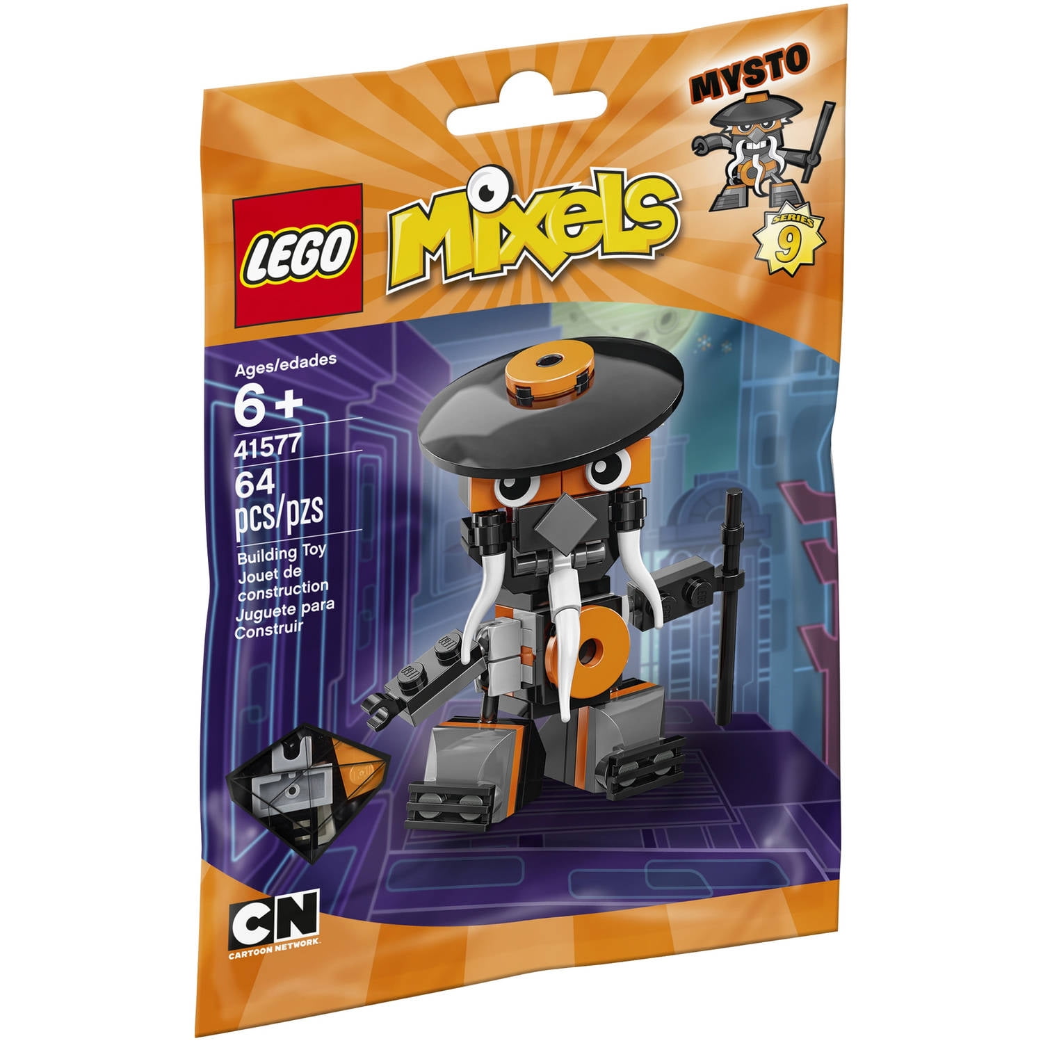 LEGO Mixels Mysto Set 41577 - Ninja Master with 64 Pieces - Walmart.com