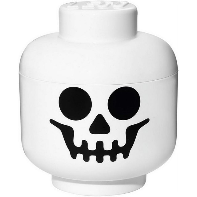 LEGO Skeleton Storage Head ABS/Polypropylene White 1 pc - Walmart.com