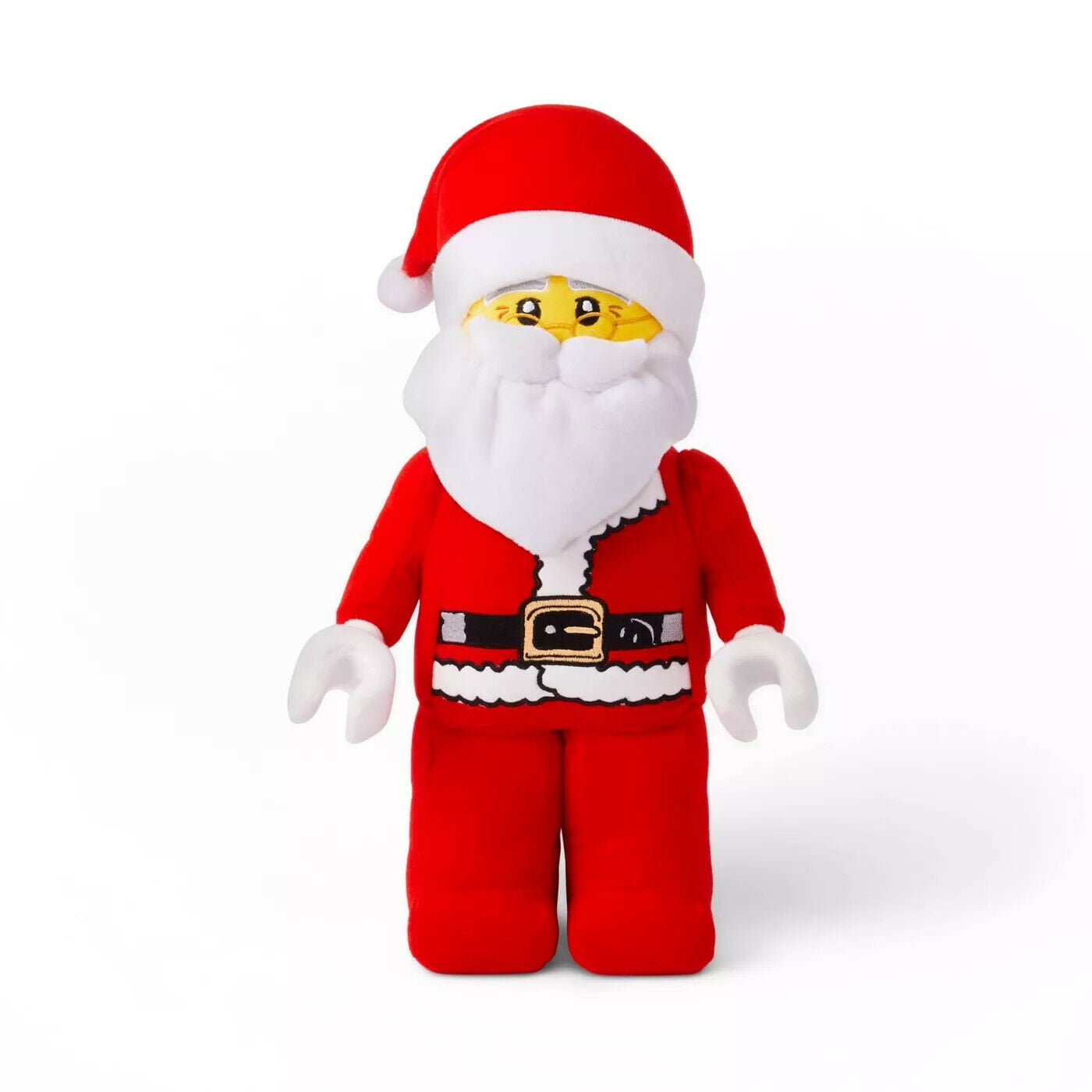 LEGO Santa Plush Toy, Soft Stuffed Animal, Red and White, Holiday Gift ...