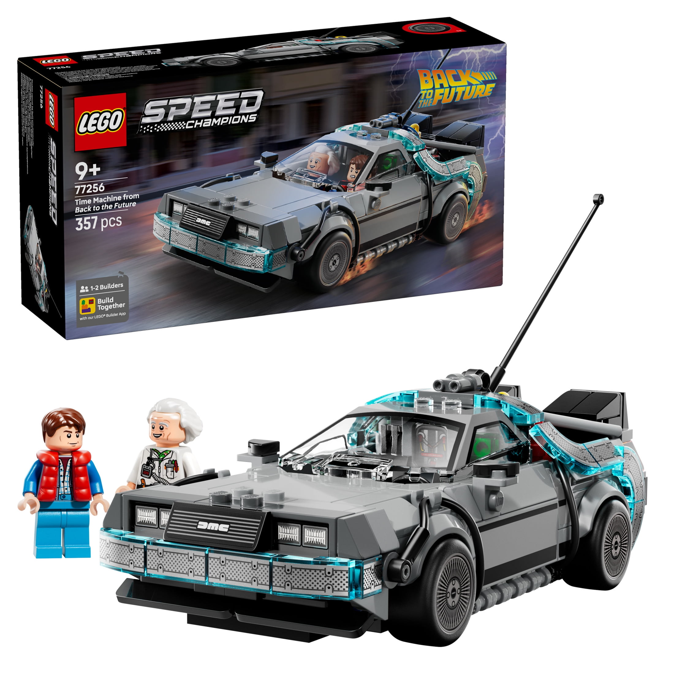 LEGO Speed Champions Time Machine from Back to the Future Building Toy ...