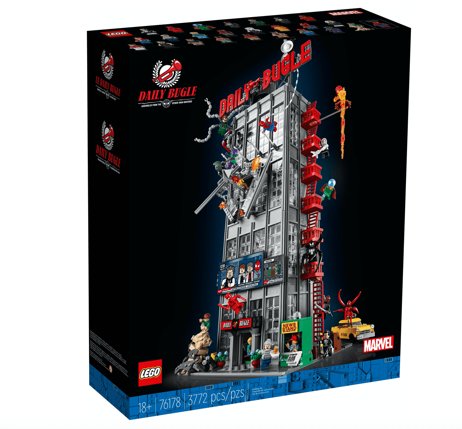LEGO Marvel Spider-Man Daily Bugle Building Set 76178 (3772 Pieces ...