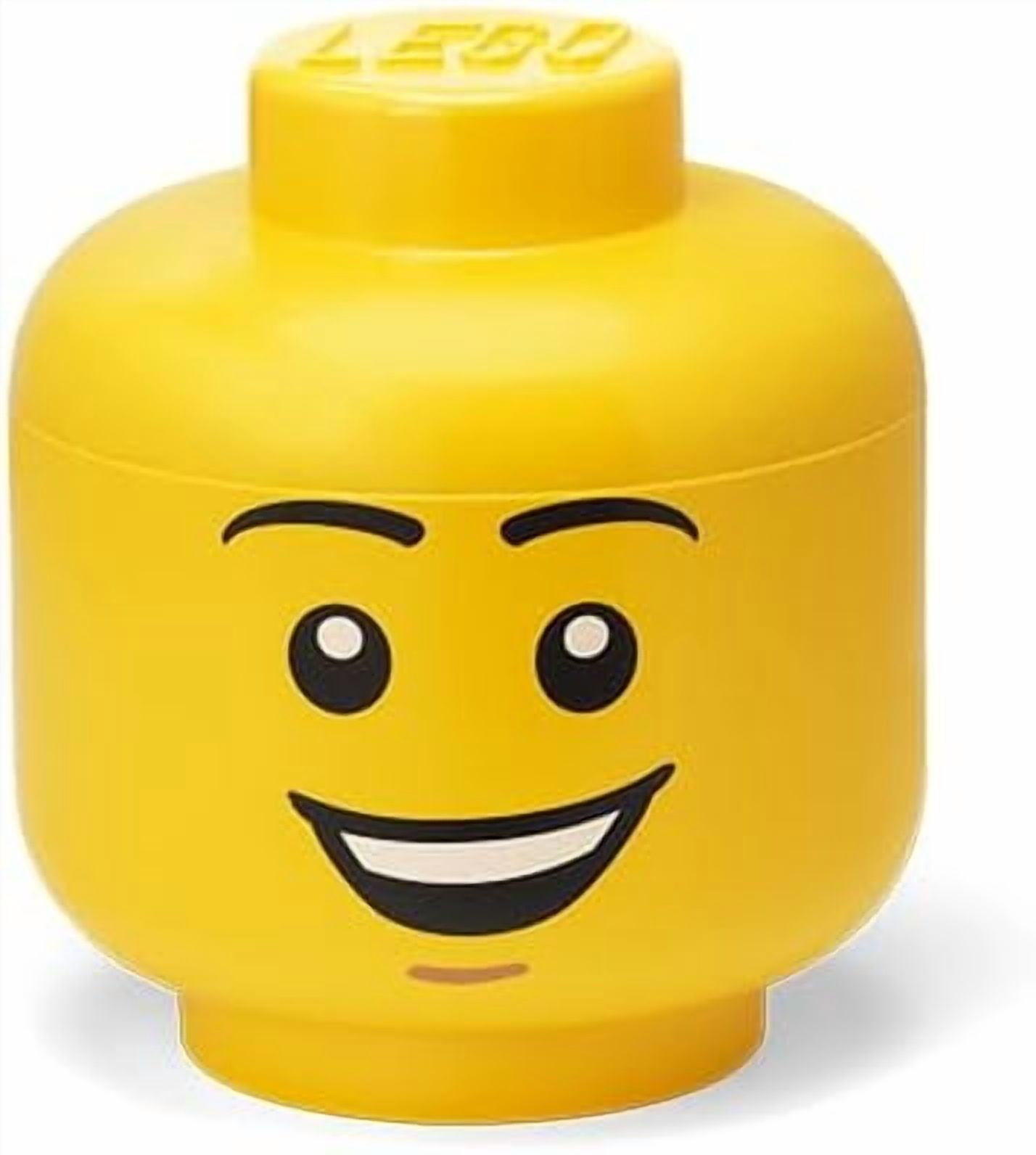 LEGO Stackable Small Storage Head - Happy Boy - Walmart.com