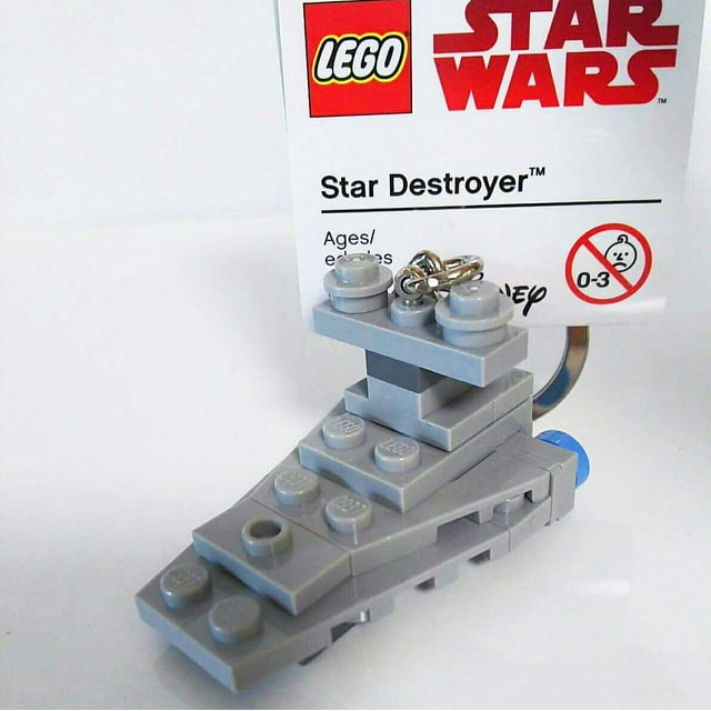 Star Wars LEGO Star Destroyer Toy Keychain 853767 - Walmart.com