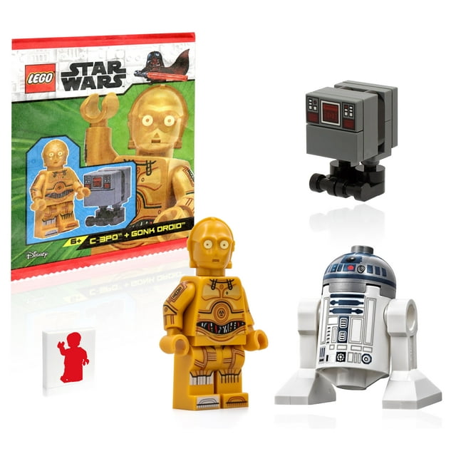 LEGO Star Wars Minifigure Combo Pack - R2-D2 Astromech Droid, C-3PO ...