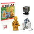 LEGO Star Wars Minifigure Combo Pack - R2-D2 Astromech Droid, C-3PO ...