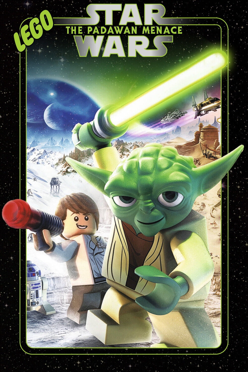 LEGO Star Wars Padawan Menace (2011) Poster 24x36 - Epic Jedi Adventure ...