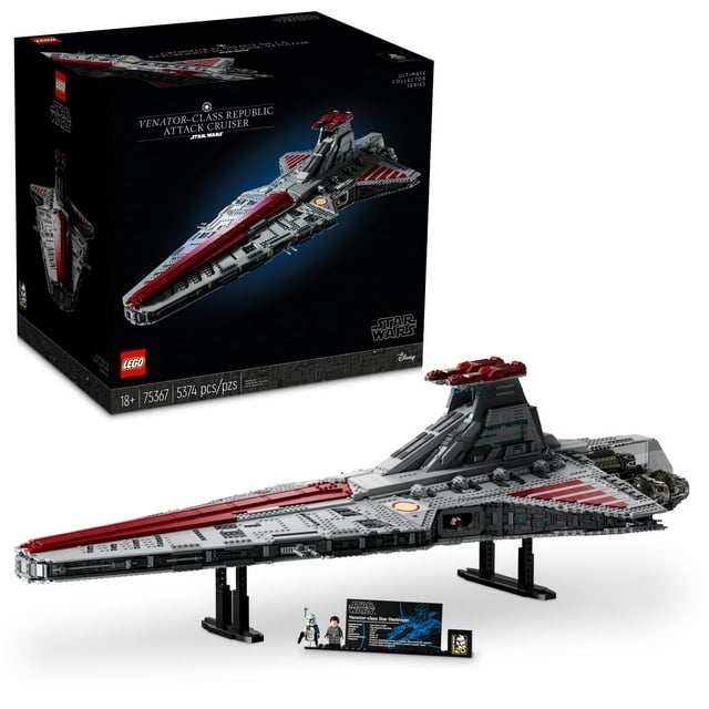 LEGO Star Wars Venator-Class Republic Attack Cruiser UCS Building Set ...