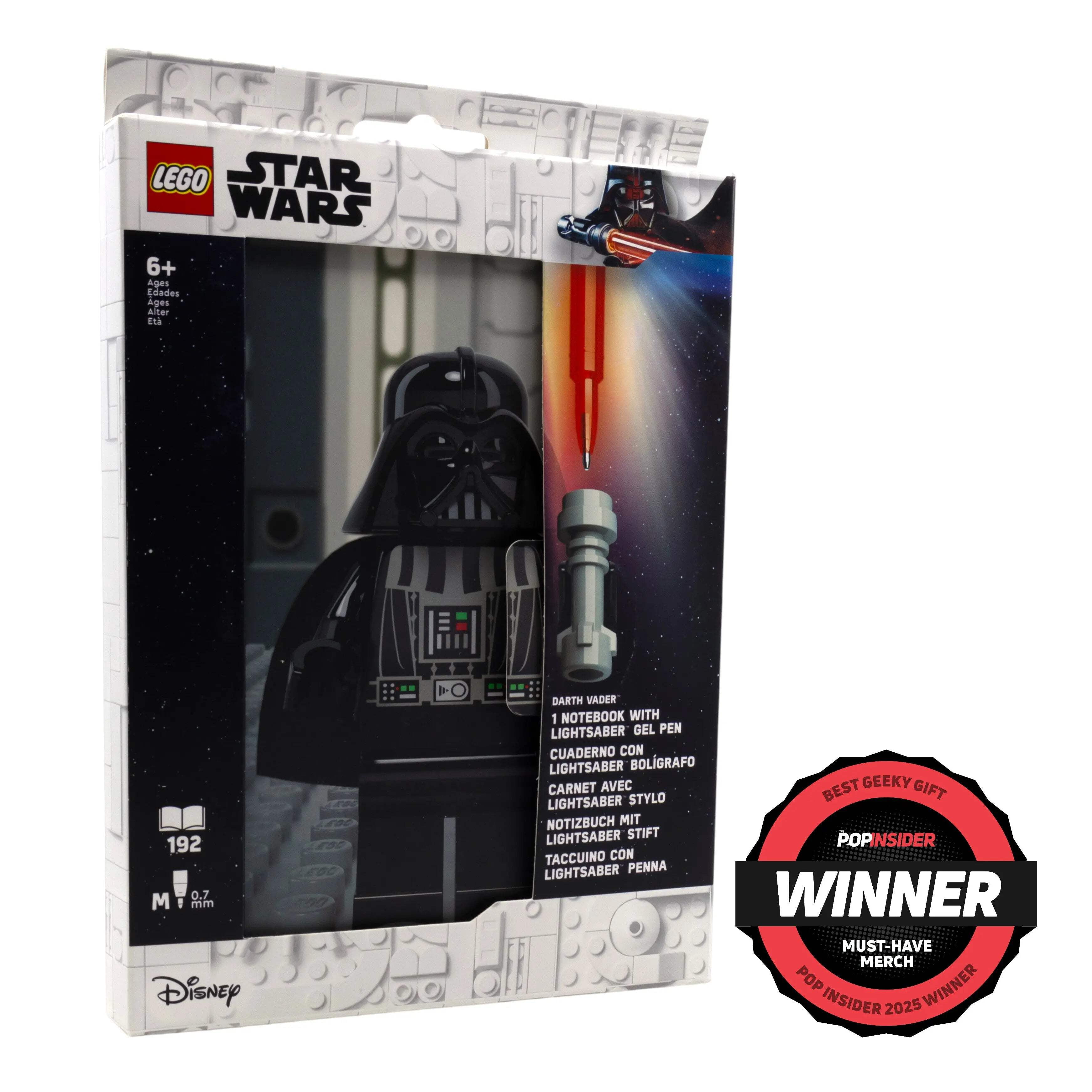 LEGO Star WarsDarth Vader Notebook with Lightsaber Gel Pen - Walmart ...