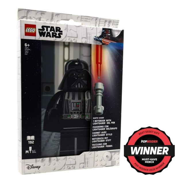 LEGO Star WarsDarth Vader Notebook with Lightsaber Gel Pen - Walmart ...
