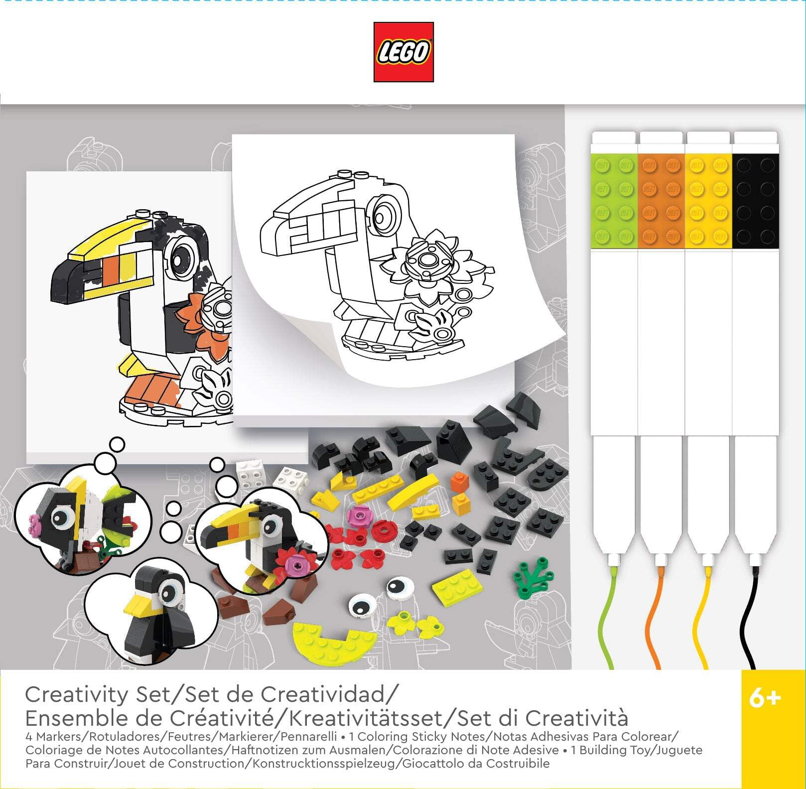 LEGO Stationery Creativity Set - Animals 3in1 - Walmart.com