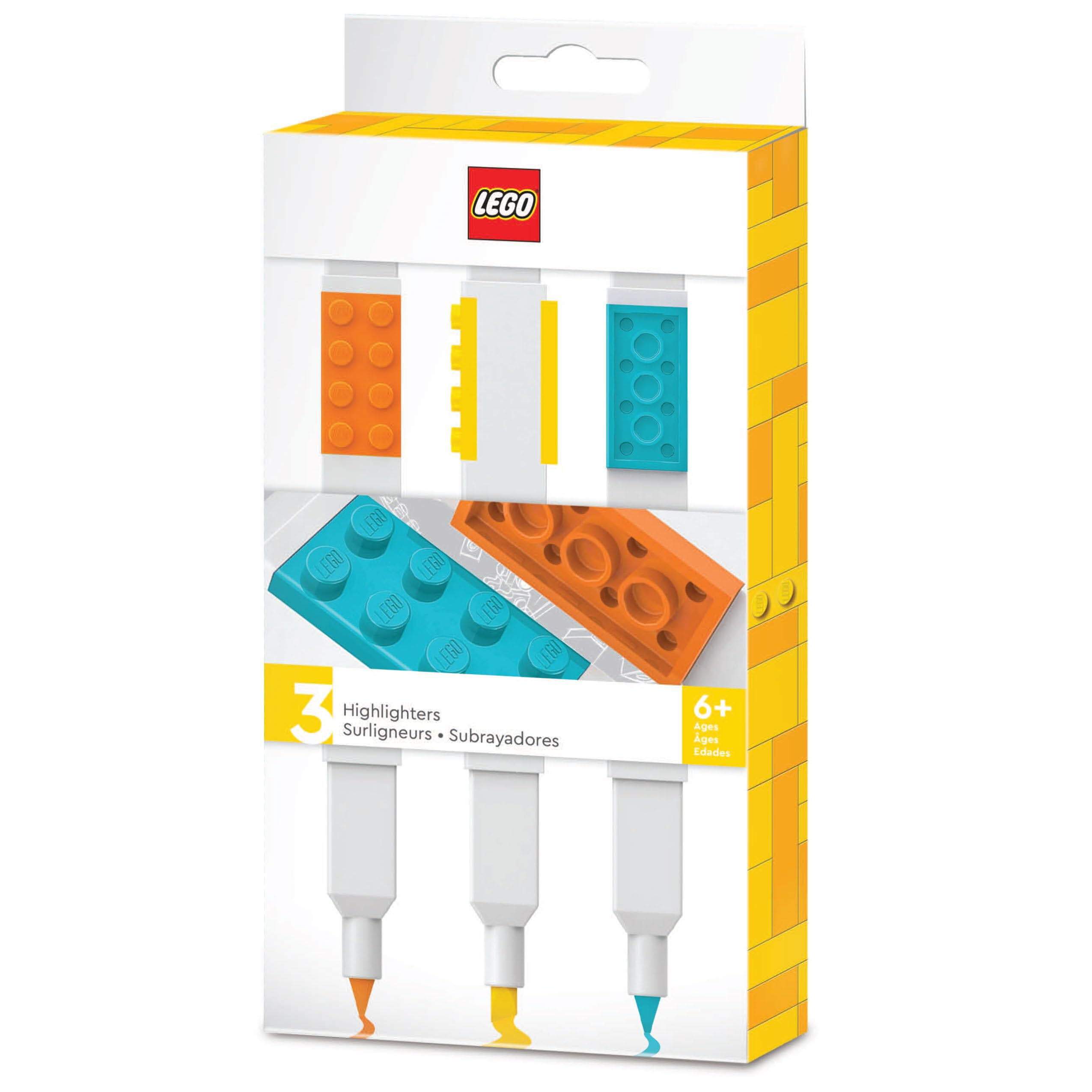 LEGO Stationery Highlighters - 3 Pack (51685) - Walmart.com