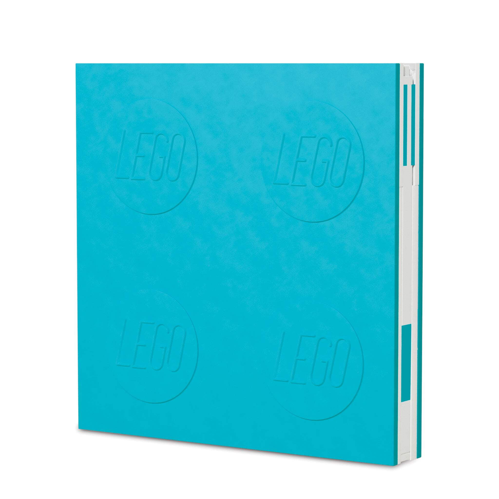 LEGO Stationery Locking Notebook with Gel Pen - Azure (52444) - Walmart.com