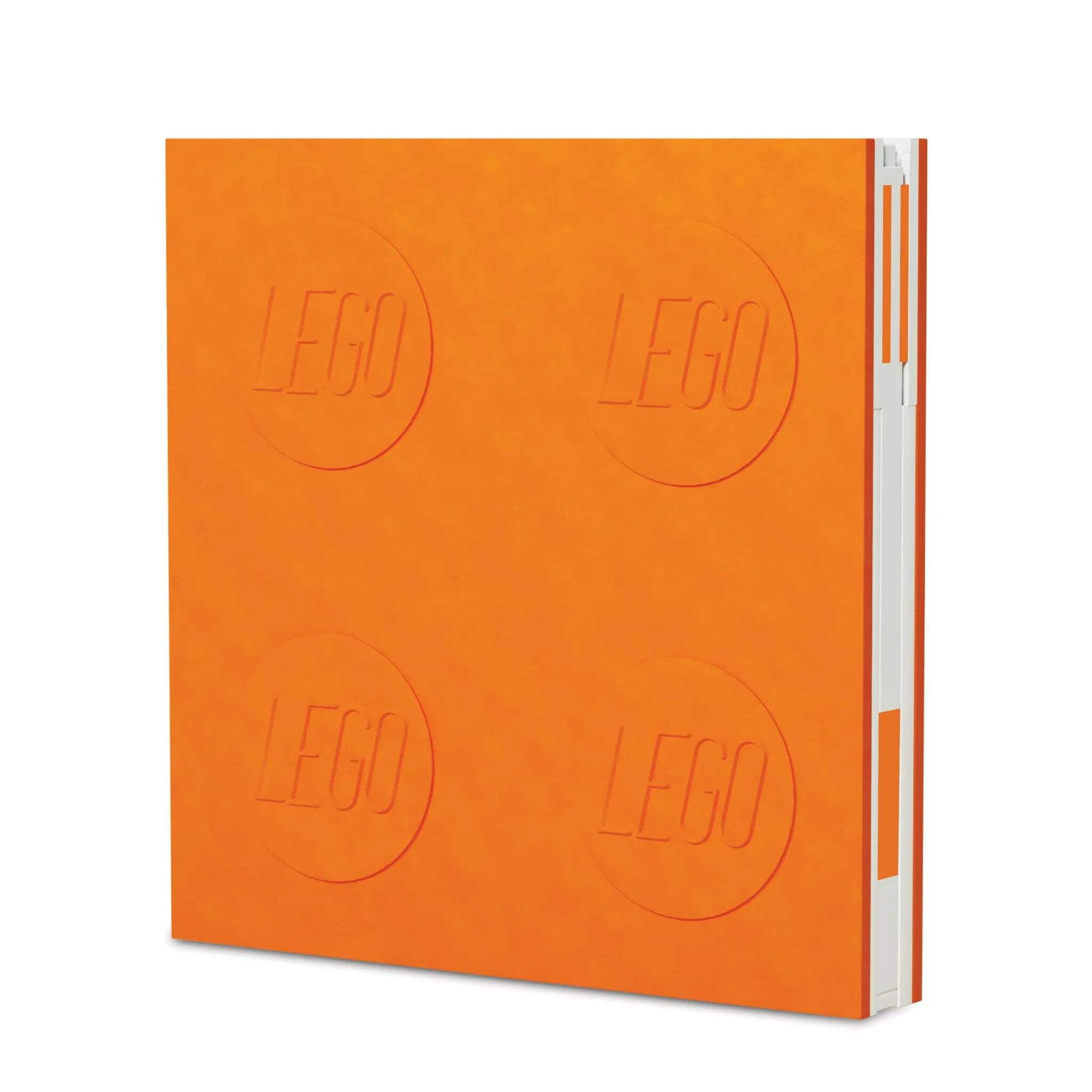 LEGO Stationery Locking Notebook with Gel Pen - Orange (52440 ...