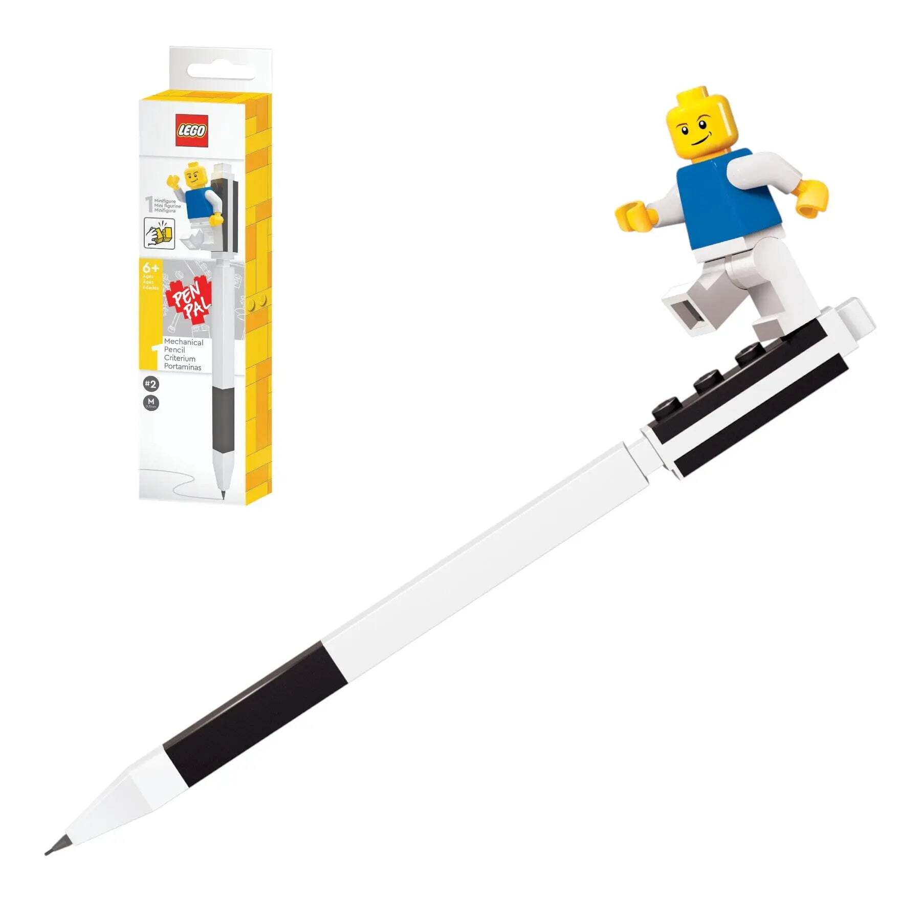 LEGO Stationery Mechanical Pencil with Minifigure Set (52603) - Walmart.com