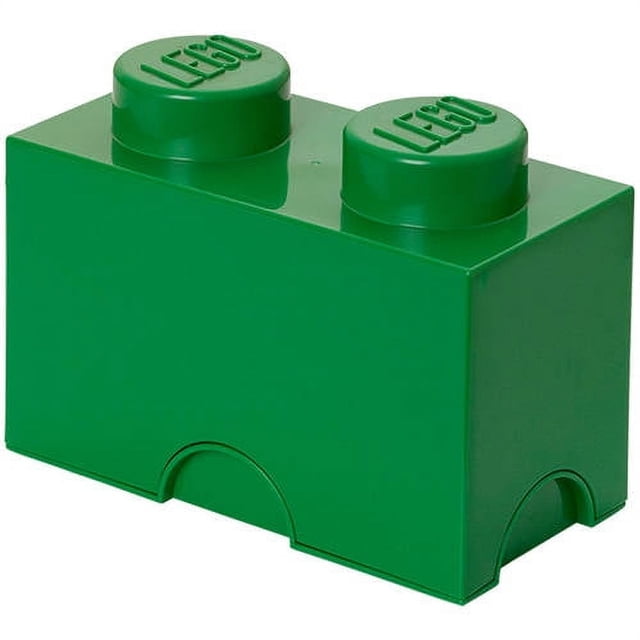 LEGO Storage Brick 2 Toy Box, Dark Green - Walmart.com