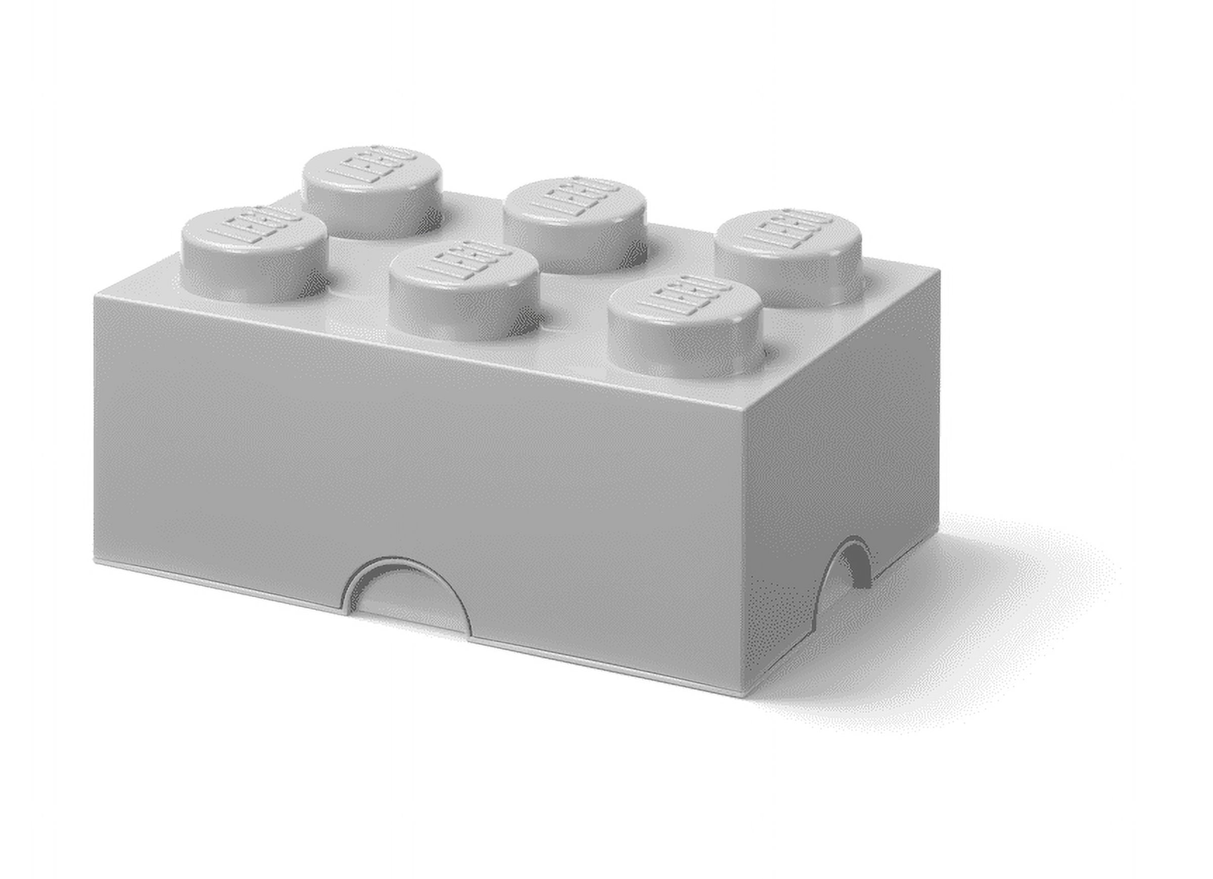 LEGO Storage Brick 6, Grey - Walmart.com
