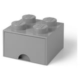 LEGO Storage Brick Drawer 4, Stone Grey, Stackable Toy Organizer with ...