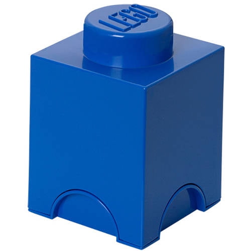 LEGO Storage Brick Toy Box, Bright Blue - Walmart.com