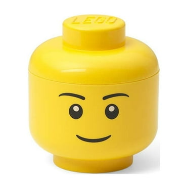 LEGO Construction Blocks Storage Head - - Small Boy - Walmart.com