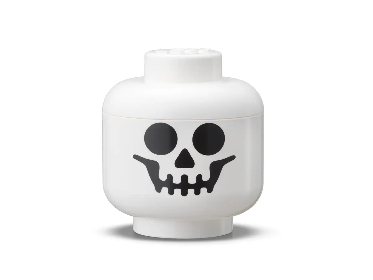 LEGO Storage Products: 40330803 Mini Head White - Skeleton - Walmart.com