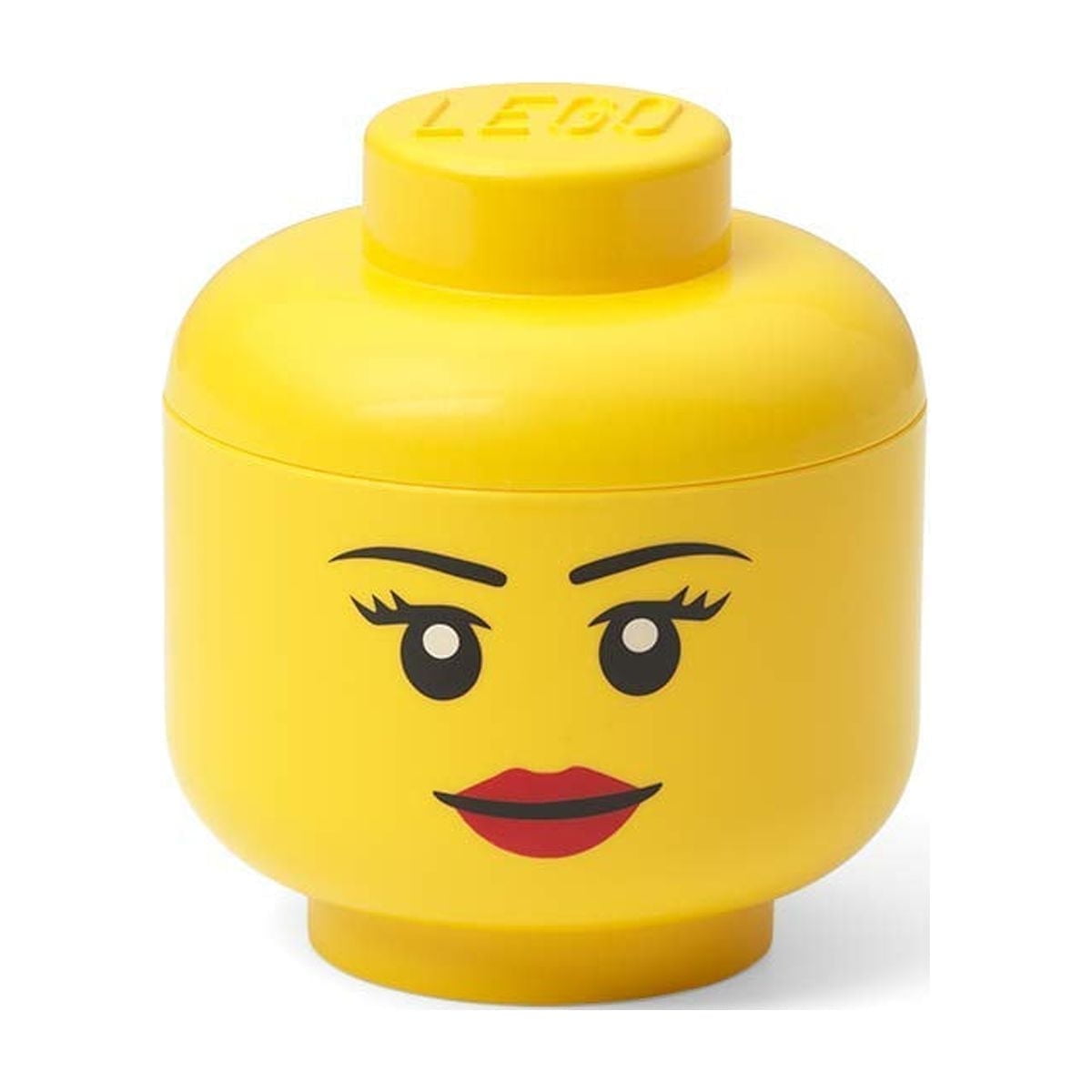 LEGO Storage Products: 40331725 Mini Head Yellow - Girl - Walmart.com