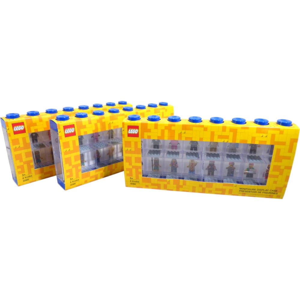 LEGO Storage Products: 40660005X3 Minifigure Display Case 16 (Pack of 3 ...