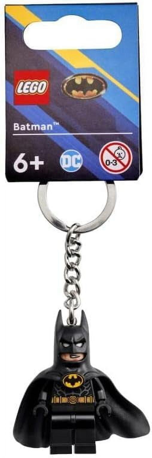LEGO DC Super Heroes Batman Black Suit Keychain Minifigure 854235 with ...