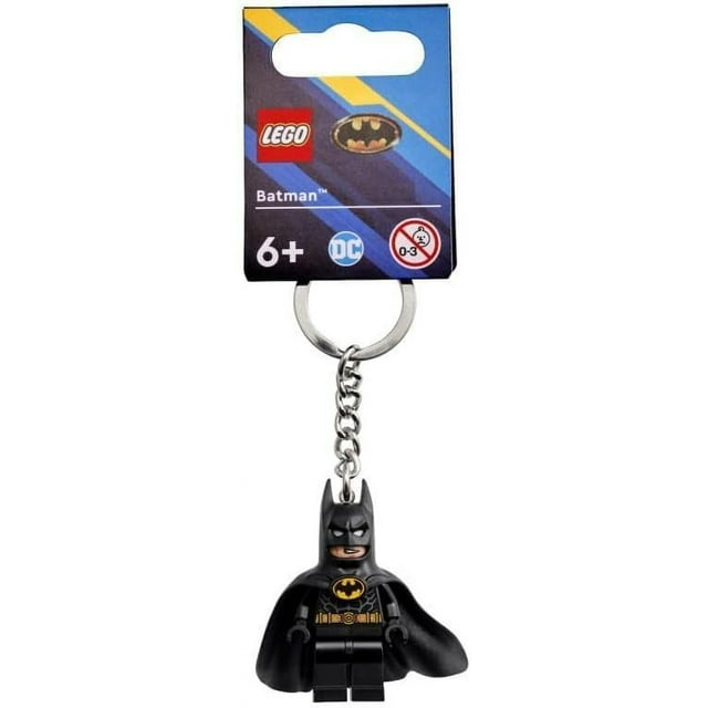 LEGO DC Super Heroes Batman Black Suit Keychain Minifigure 854235 with ...