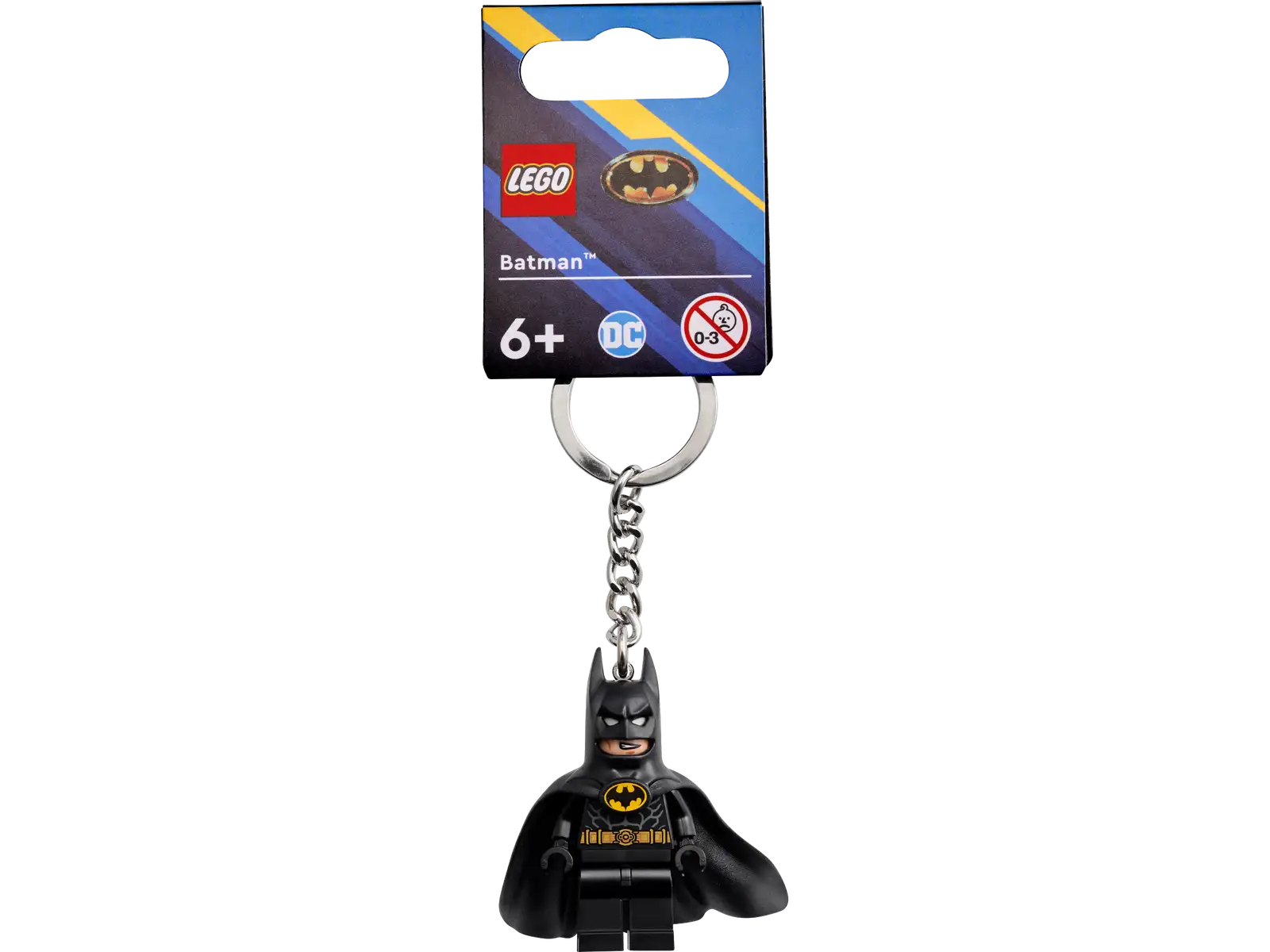 LEGO DC Super Heroes Batman Black Suit Keychain Minifigure 854235 with ...