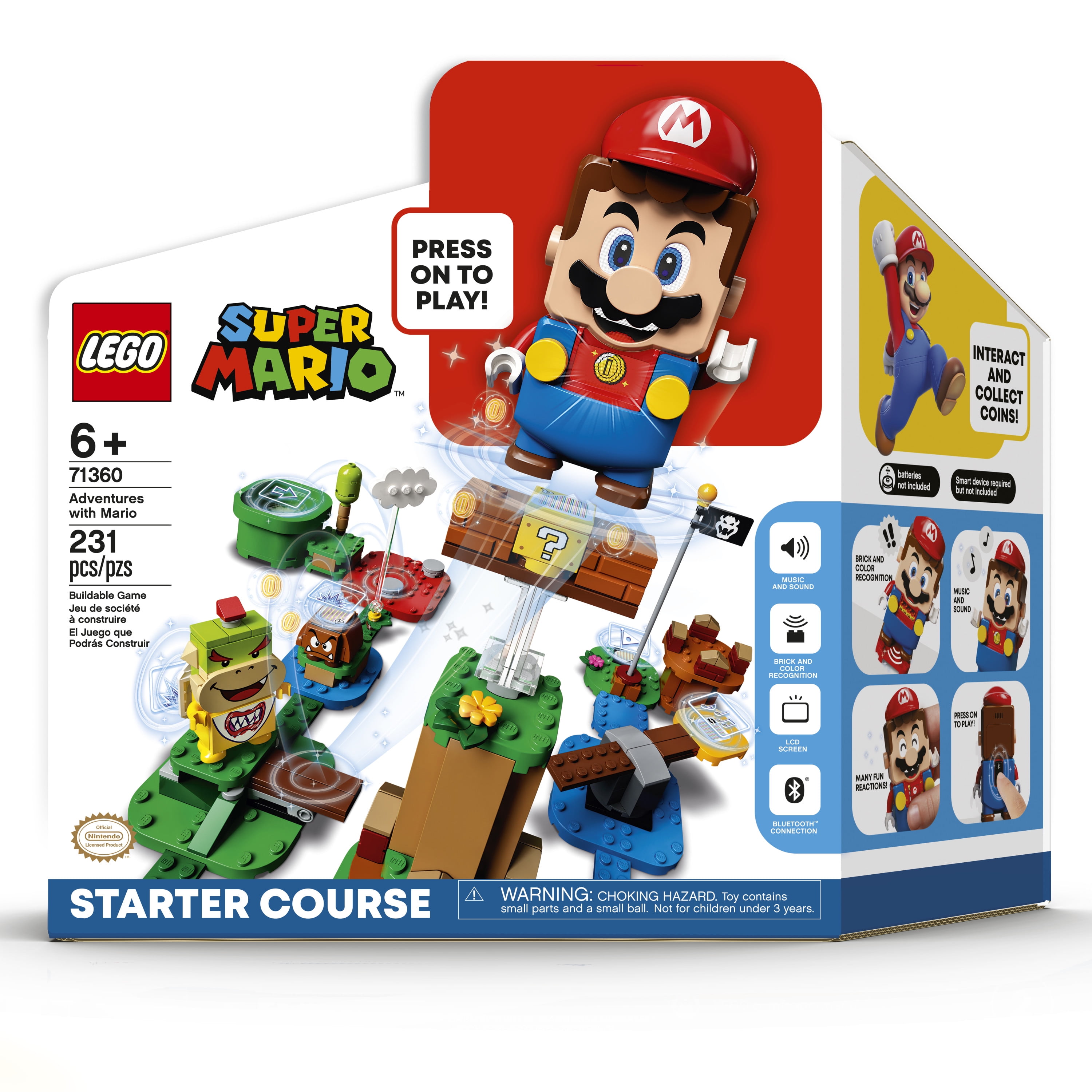 Lego mario figure store