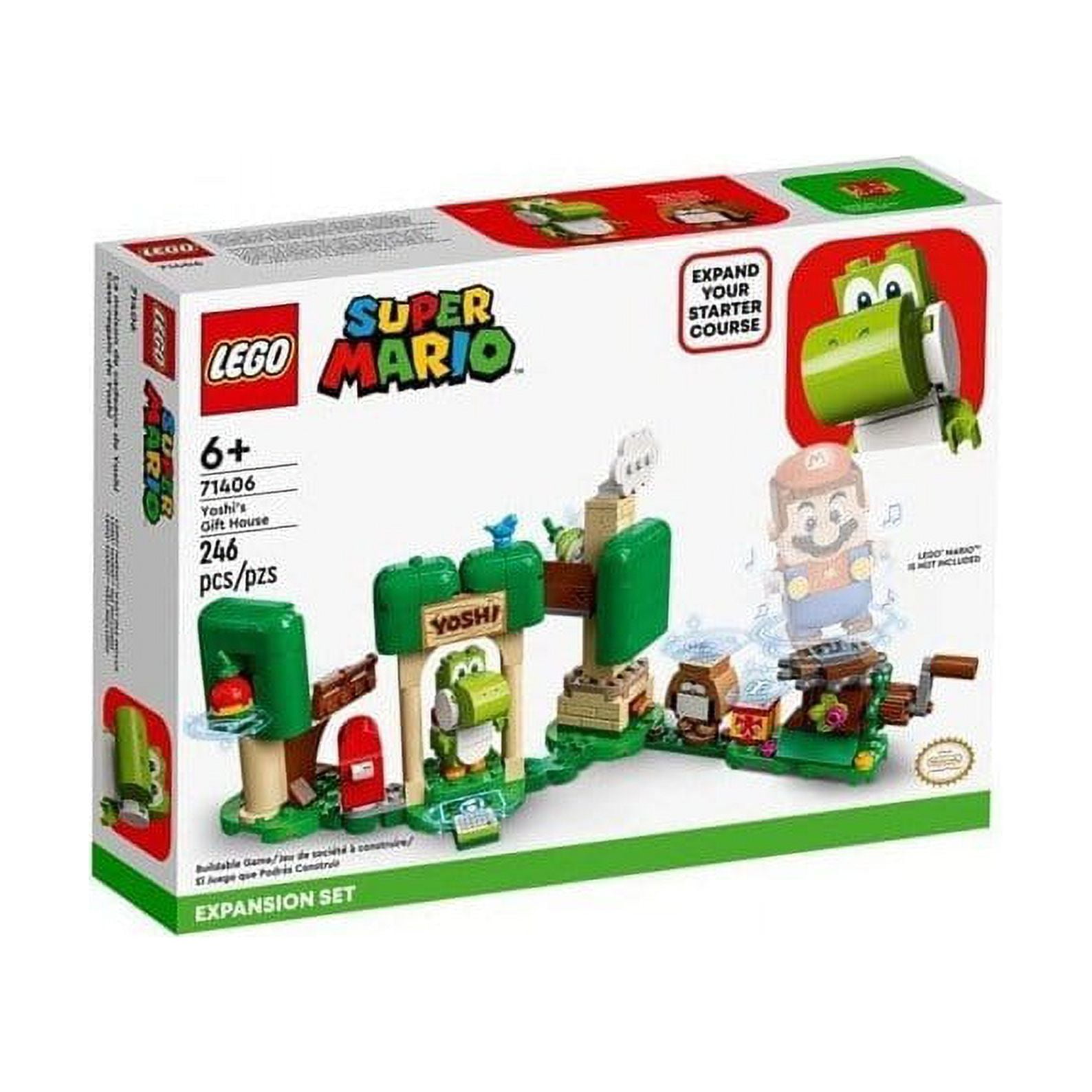 Lego Super Mario Yoshi's Gift House Luigi Starter Expansion Adventure ...