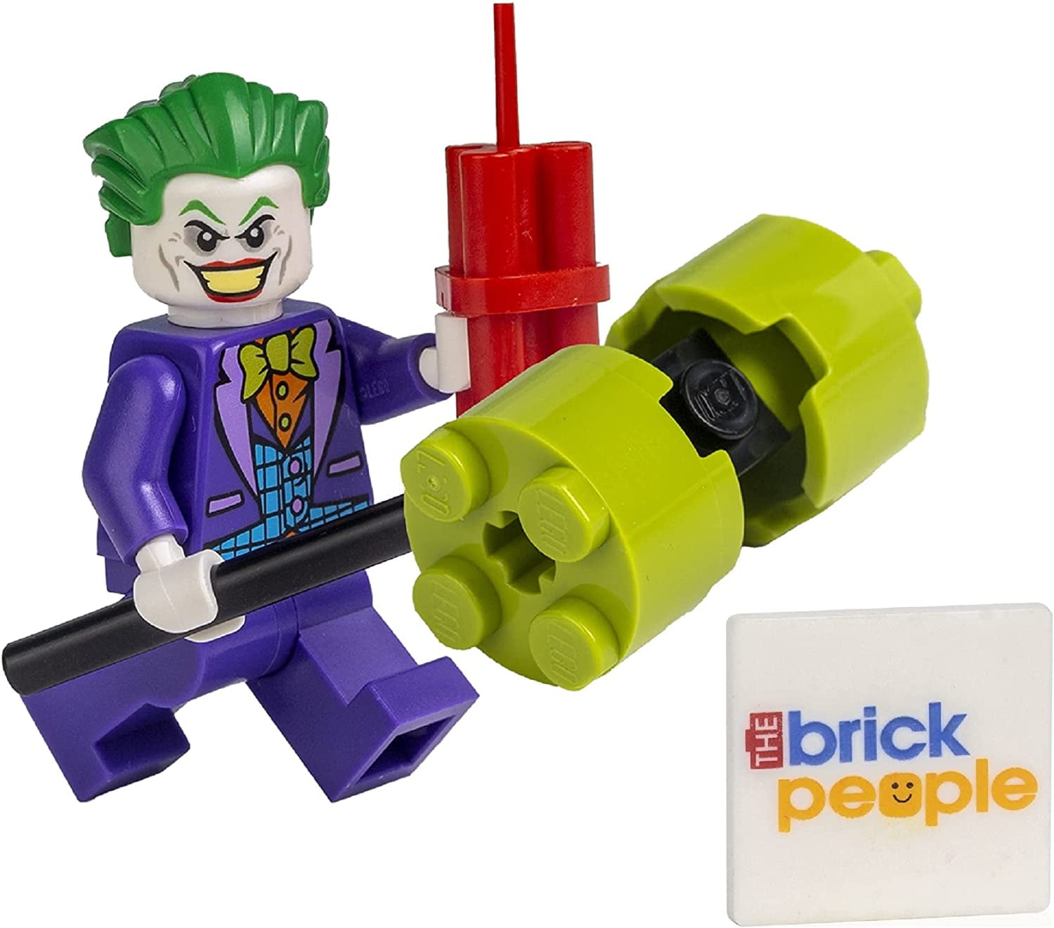 LEGO DC Superheroes: Joker Minifigure with Hammer and Dynamite Set ...