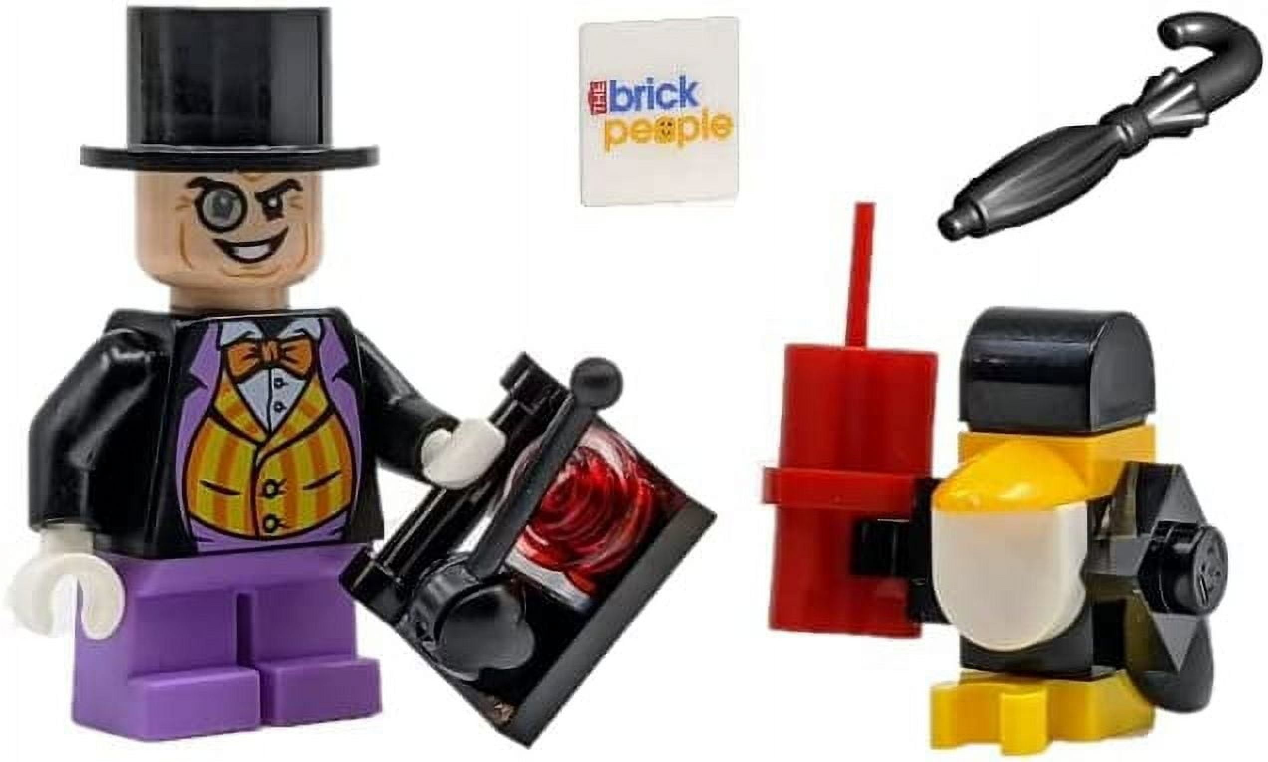 LEGO Superheroes: Penguin Minifigure with Helper, Dynamite and Black ...