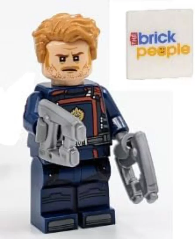 LEGO Superheroes: Star Lord Minifigure with Blasters and Speeder ...