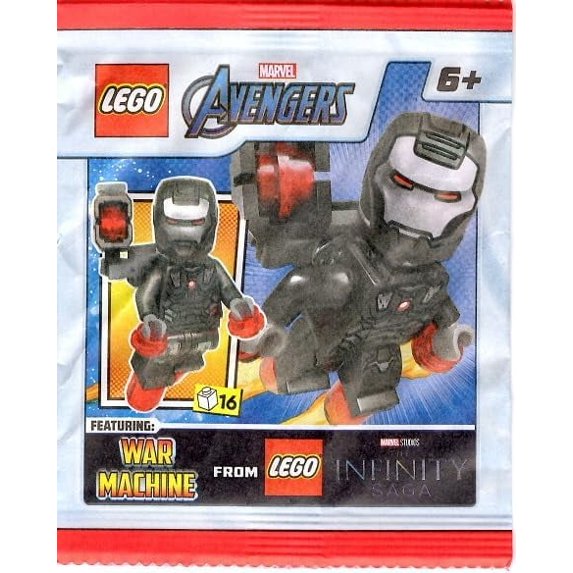 LEGO Superheroes: War Machine Minifigure with Shoulder Cannon, Blaster ...
