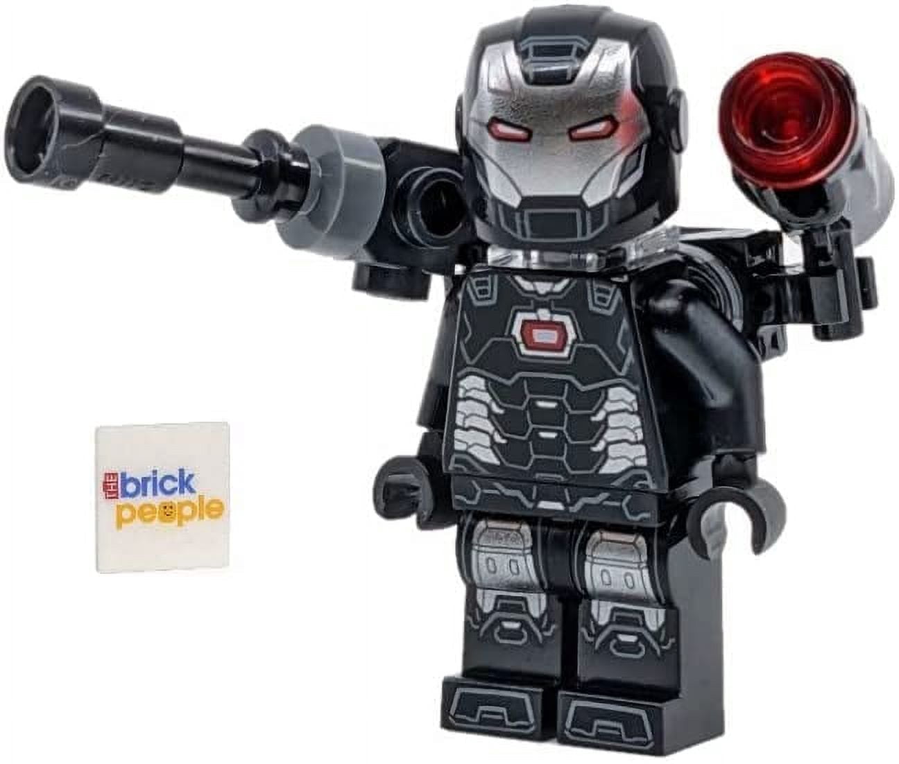 LEGO Superheroes War Machine Minifigure with Shoulder Cannon, Gray ...